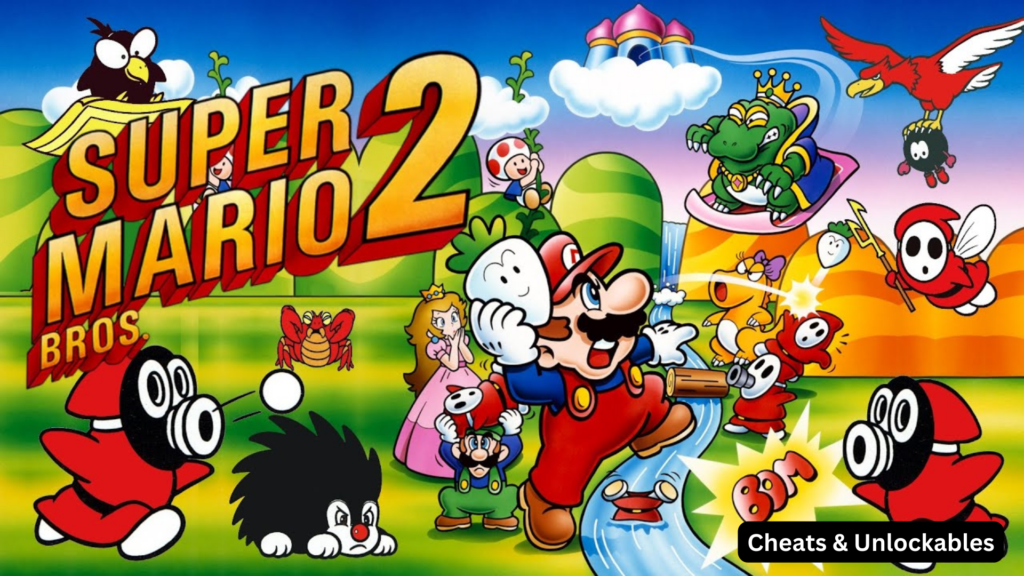 Super Mario Bros. 2 – Cheats & Unlockables – The Daily Juice