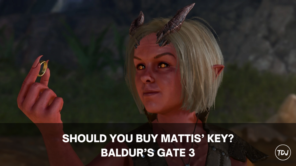 Baldur's Gate 3 - Should You Buy Mattis' Key? | The Daily Juice