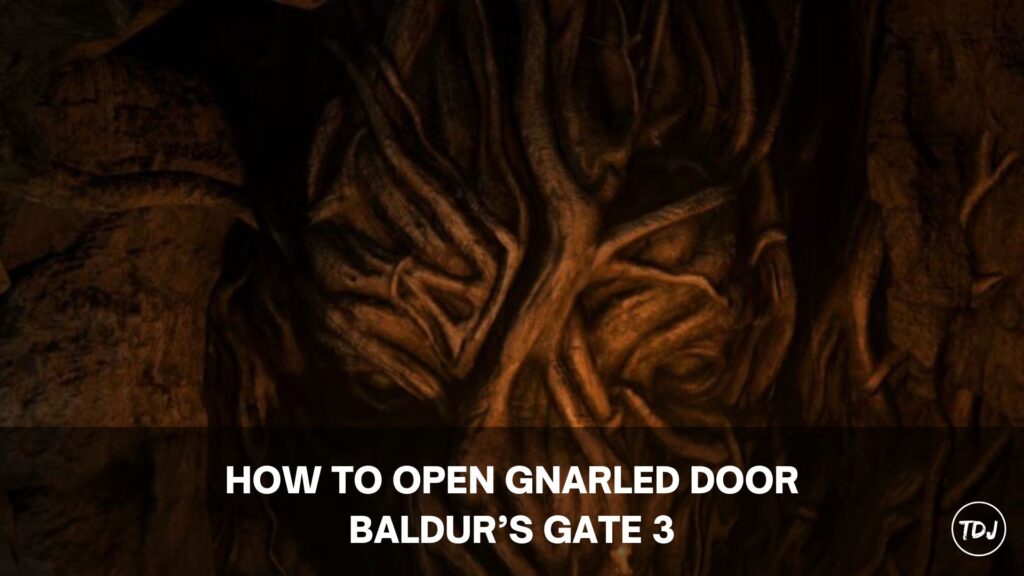 Baldur's Gate 3 - How to Open Gnarled Door | The Daily Juice