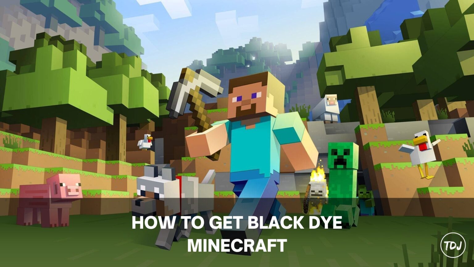 Minecraft - How to Get Black Dye | The Daily Juice